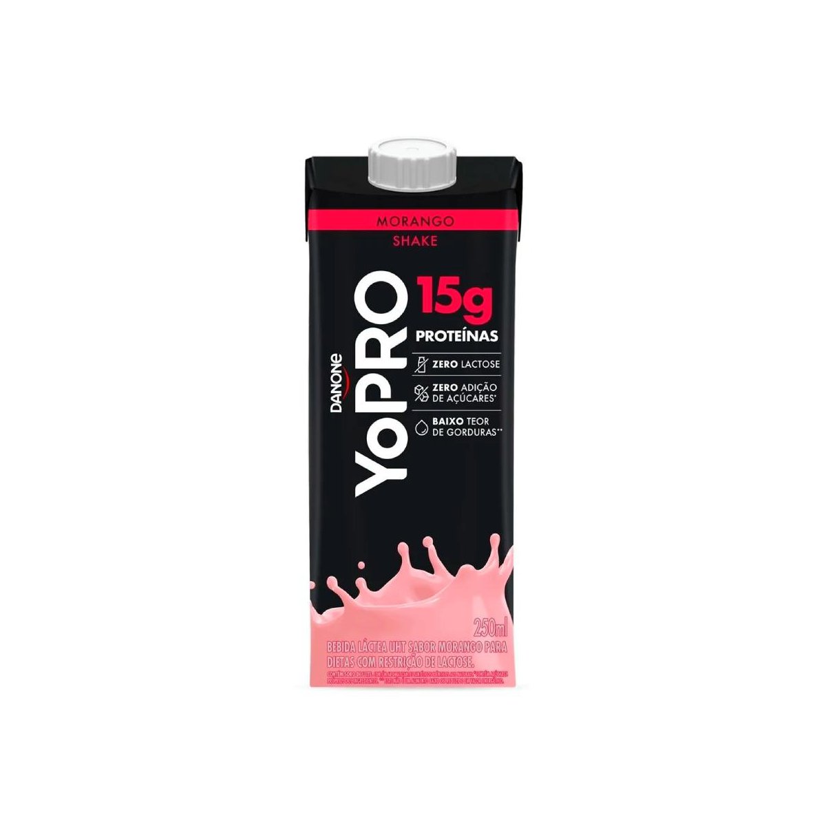 YoPRO Bebida Láctea UHT Morango 15g de proteínas 250ml-Danone|Oferta ... YoPRO Bebida Láctea UHT Morango 15g de proteínas 250ml-Danone|Oferta ...